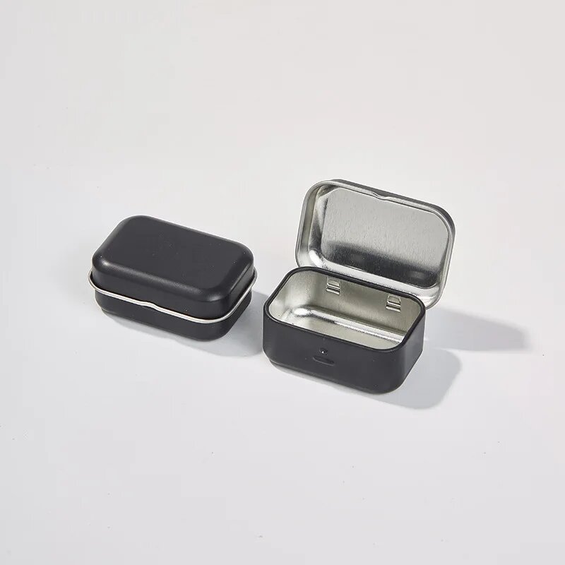 Мини-коробочки из олова lyybx, набор из 10 штук black