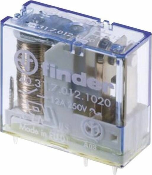 Реле FINDER 40.31.7.024.1020 электромагнитное SPDT Uобмотки 24ВDC 10A/250ВAC 20А 1 шт