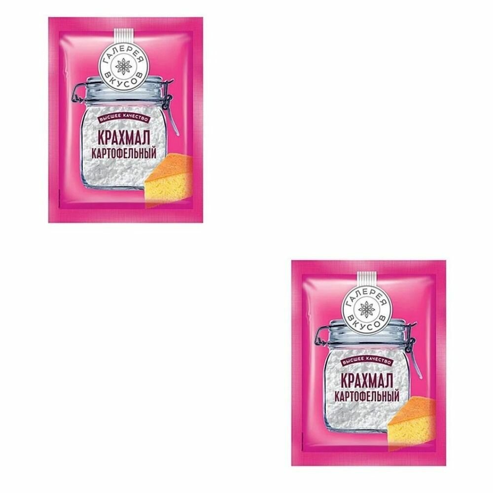 Галерея Вкусов Крахмал картофельный, сорт Экстра, 200 гр - 2 шт
