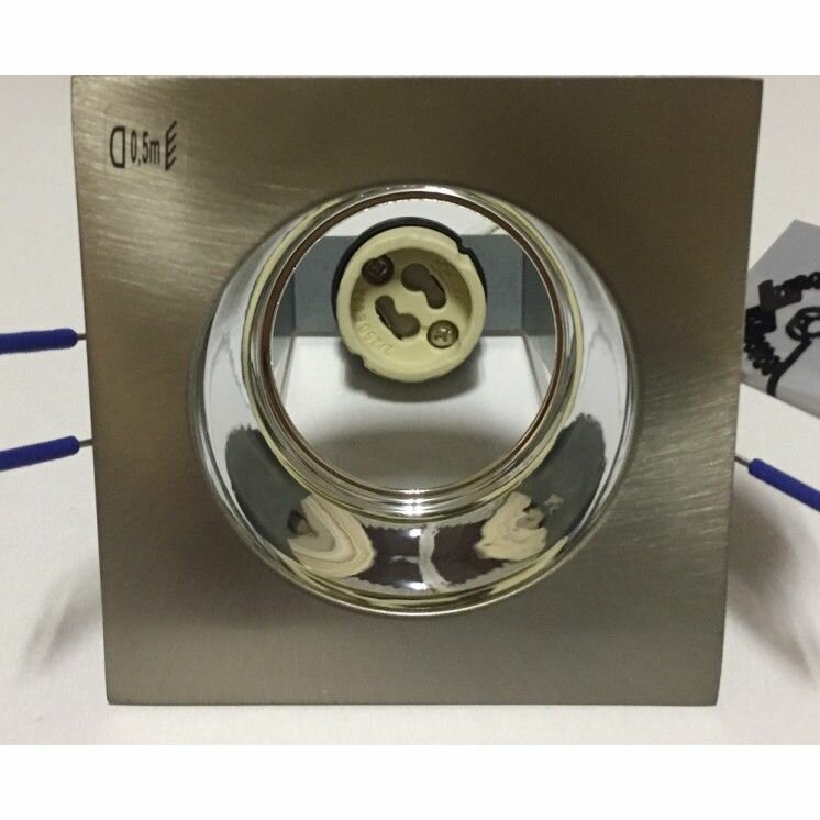 Светильник потолочный встраиваемый 460G/12 max.1x50W GU10 220V Атласный никель JISO (Испания)