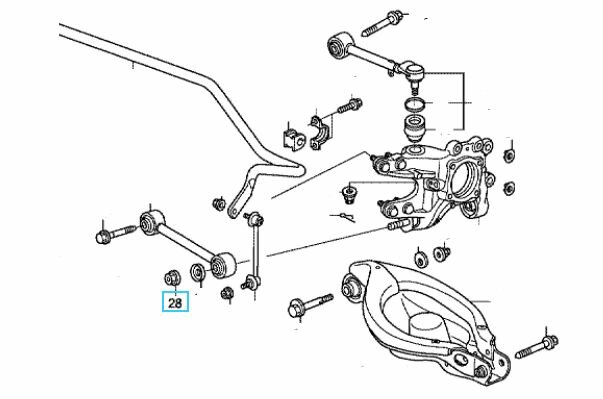 Гайка, самостопорящаяся, 14MM (CLINCH) (Оригинал)