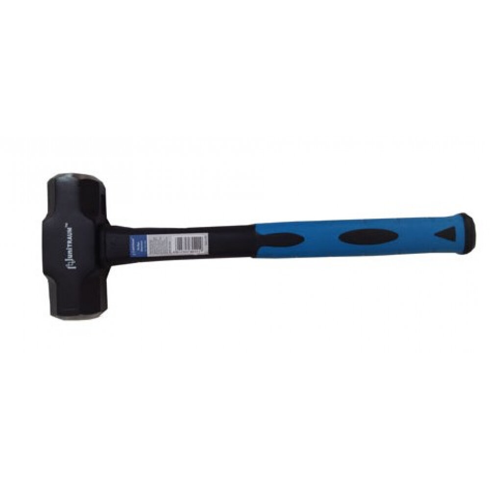 Кувалда Механика 3000г с двухсторонним 4-гранным кованым бойком UNITRAUM UN-SH3000, для строительных работ