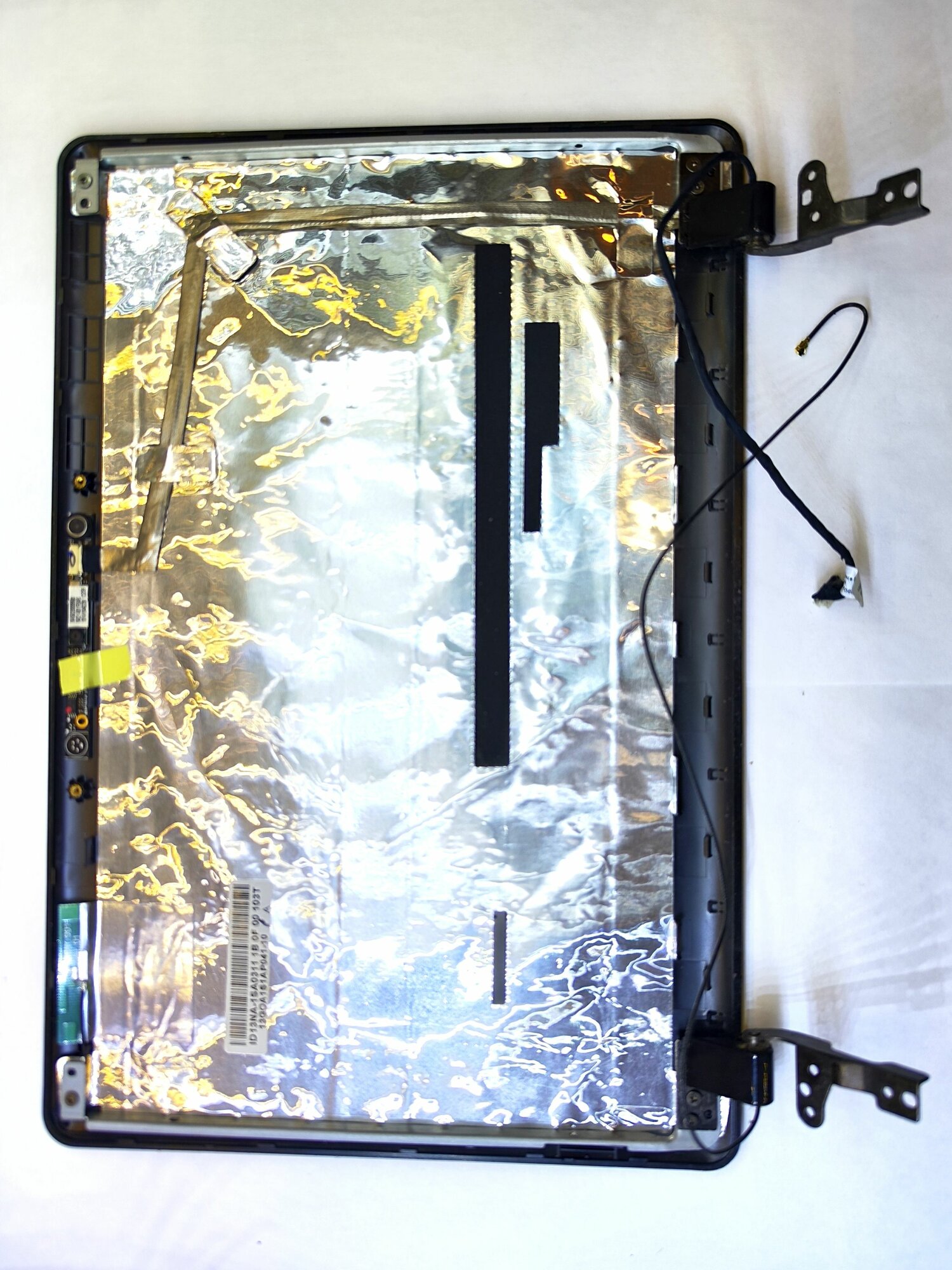 Верхняя часть корпуса ( крышка матрицы экрана дисплея) для ноутбука Asus Eee PC 1201n + камера + провода Wi-Fi