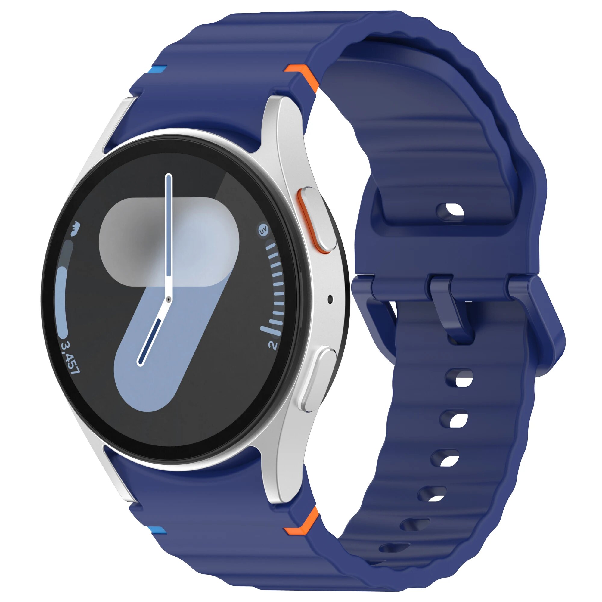Силиконовый ремешок EOENKK для Samsung Galaxy Watch Classic 43/47mm, синий