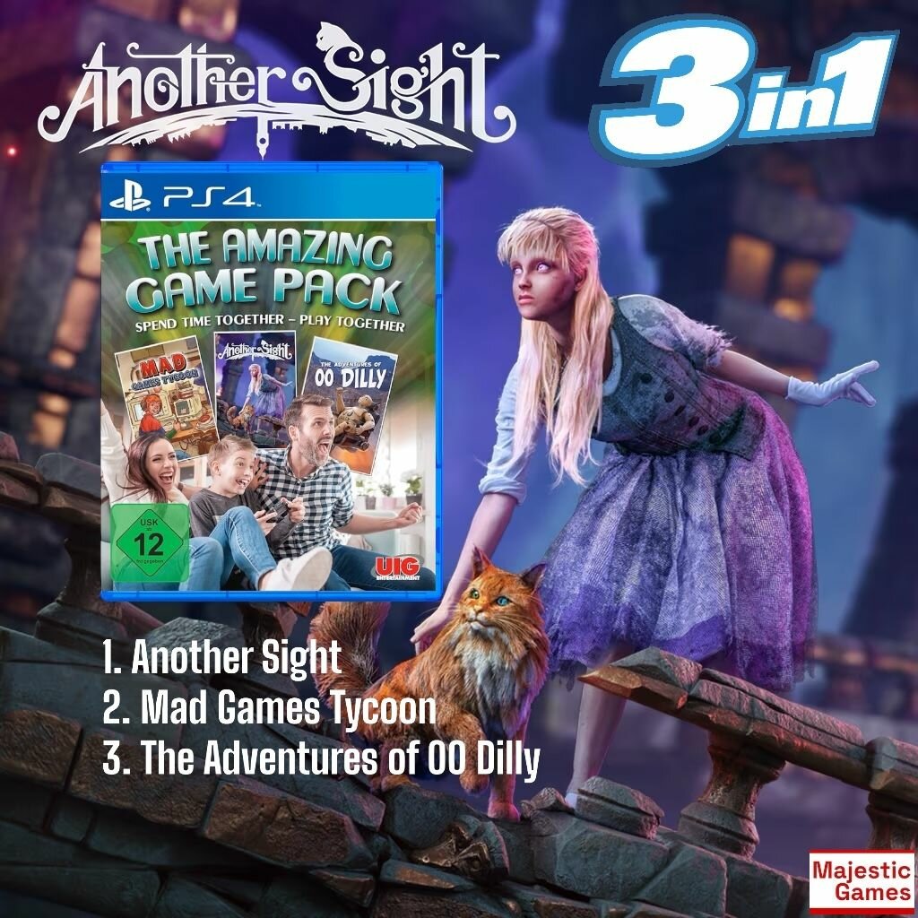 Игра The Amazing Game Pack, 3 в 1 Сборник игр (Диск, PS4, PlayStation 4, Английская версия)