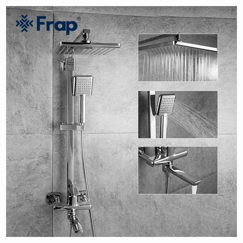 Душевая система для ванны однорычажная Frap F2AL46QP0, хром