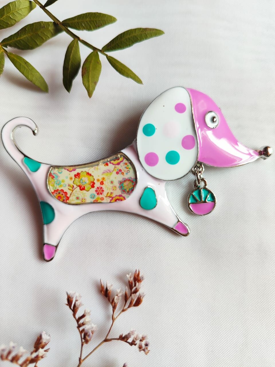 Брошь, эмаль