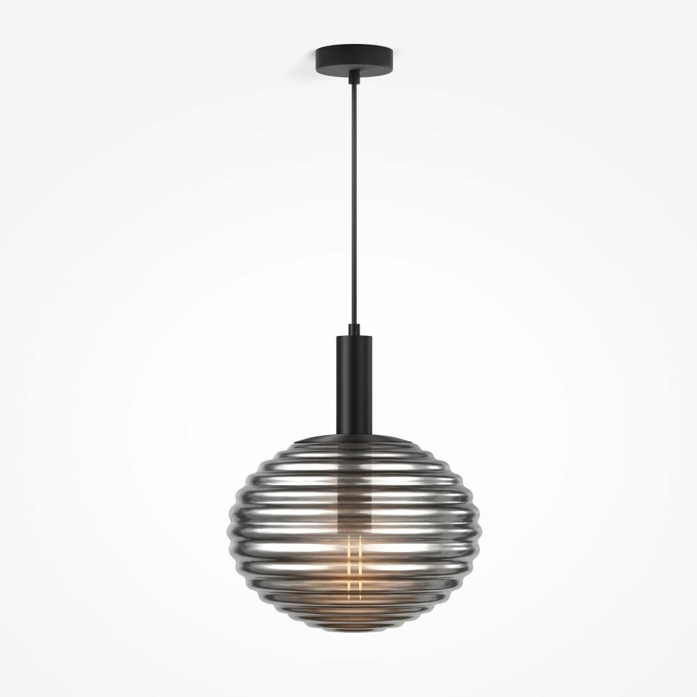 Светильник Подвесной Maytoni Reels MOD268PL-01B Черный, Металл / Майтони.