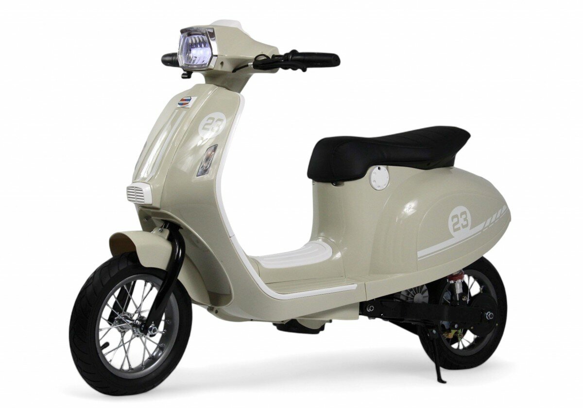 Rivertoys Детский электромотоцикл A111AA бежевый