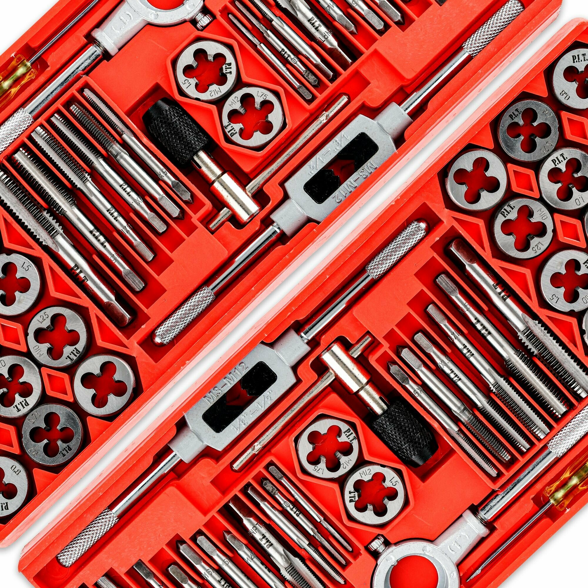 Наборы для нарезания резьбы P.I.T. 40шт(ASET09-0040)