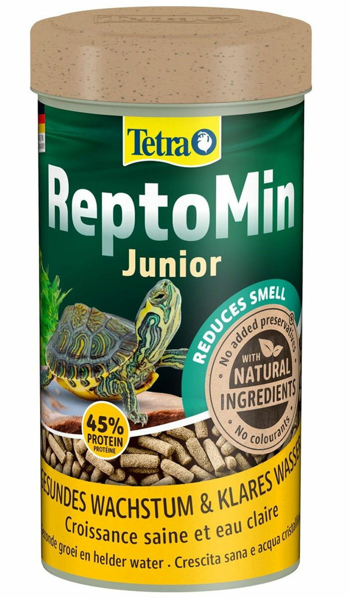 TETRA REPTOMIN JUNIOR корм-палочки для растущих водных черепах (250 мл)