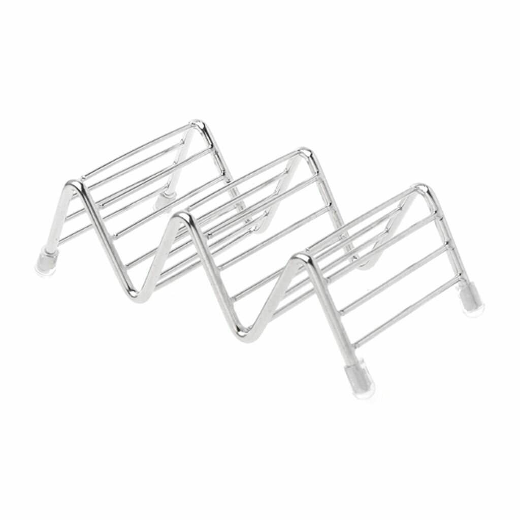 Инструменты для выпечки, Нержавеющая сталь мексиканская подставка для лепешек - на 2 корнита, 1 шт.