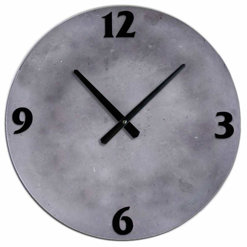 Зеркальные арабские цифры EPOXYMASTER Черные 3/6/9/12 №2, 4,5см