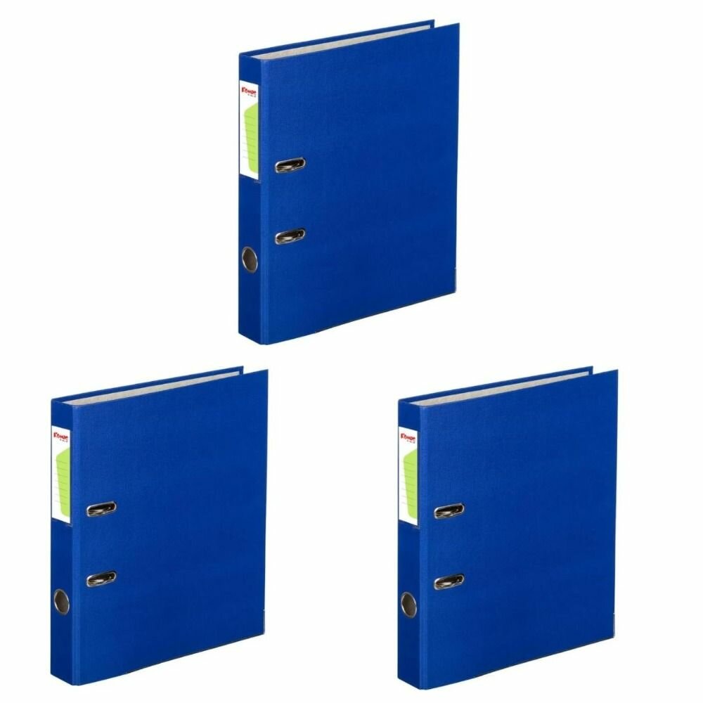 Комус Папка-регистратор, Экономи, 50 мм, синяя - 3 шт