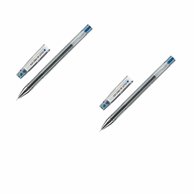 Pilot Ручка гелевая, биополимерная линия письма, 0,2 мм, синяя, 2 уп