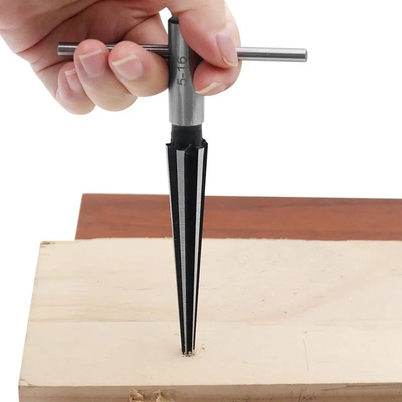 Фреза (Сверло) конусная по металлу 5-16мм шестигранный хвостовик + вороток