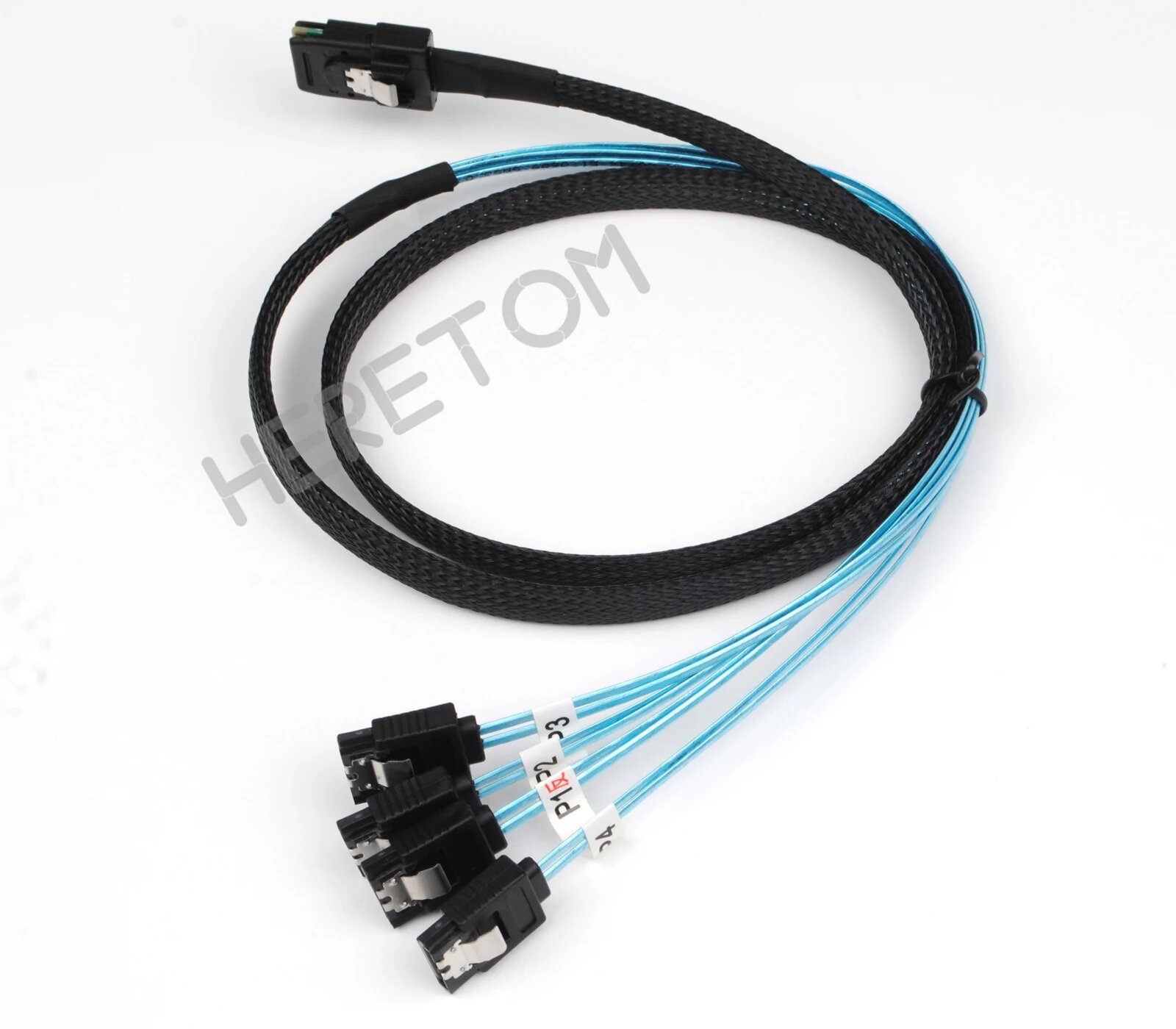 Reverse Mini SAS SFF-8087 36-PIN to 4 SATA 7-контактный HD Reverse Sata кабель Supermicro CBL-0116L1M/100 см