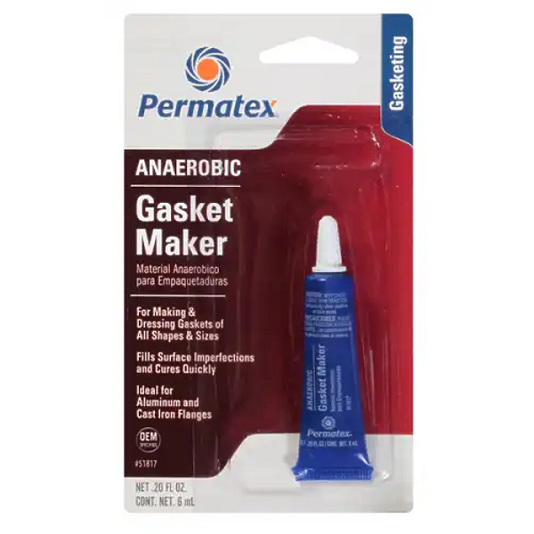 PERMATEX 51817 формирователь прокладок анаэробный красный anaerobic gasket maker для водяных насосов,