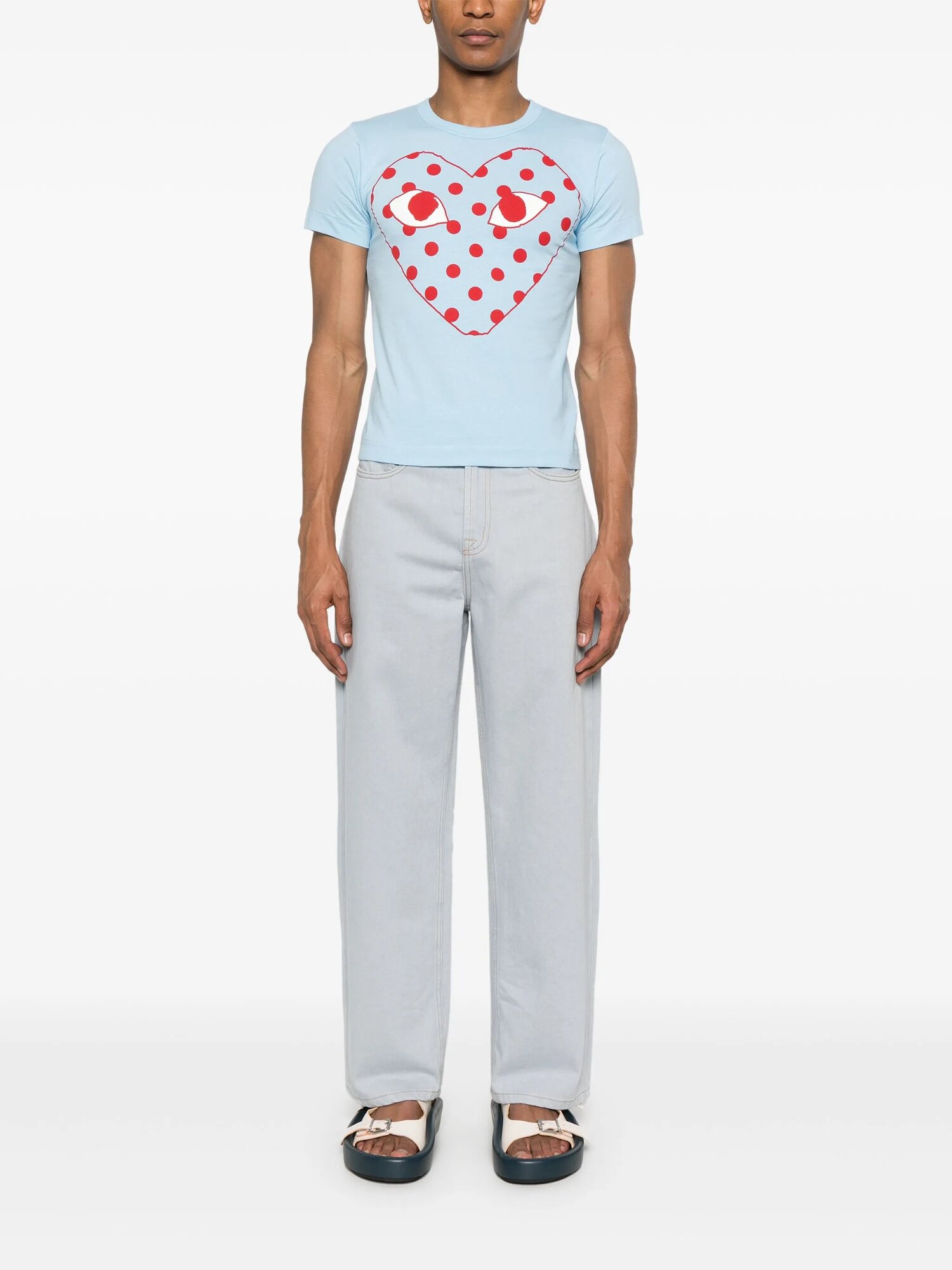Футболка Comme des Garcons PLAY, размер 44 — фото 1