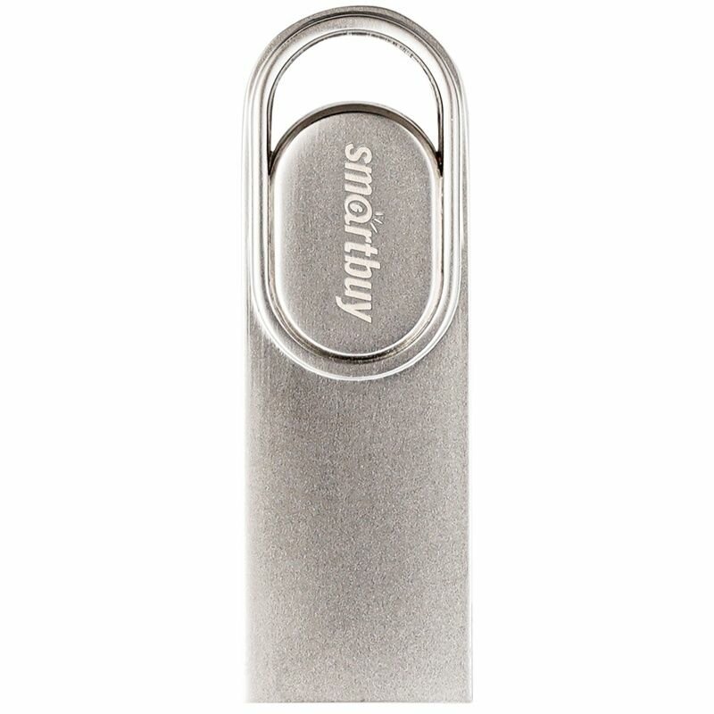 USB-флешка SmartBuy "M3", Flash Drive, 32 GB, 2,0, серебристая, металлический корпус (SB32GBM3)