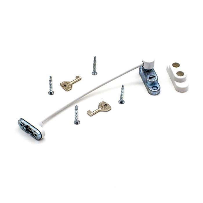 Penkid (детский замок) для поворотных и раздвижных окон с тросом белый