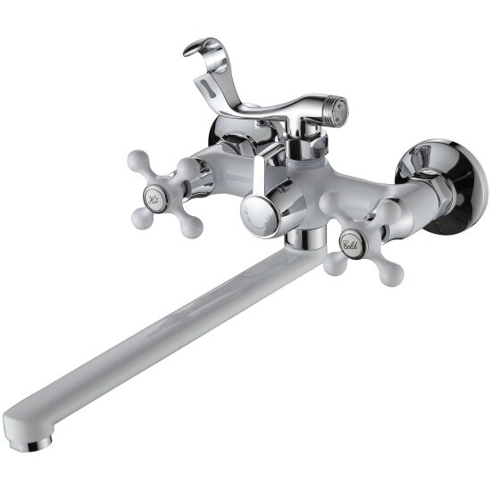 Смеситель для ванны Ammore A4681-C, белый