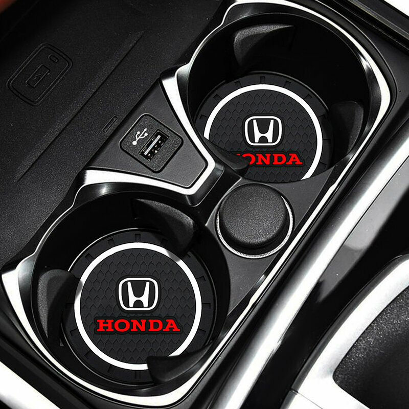 Коврик в подстаканник автомобиля HONDA, 2 шт