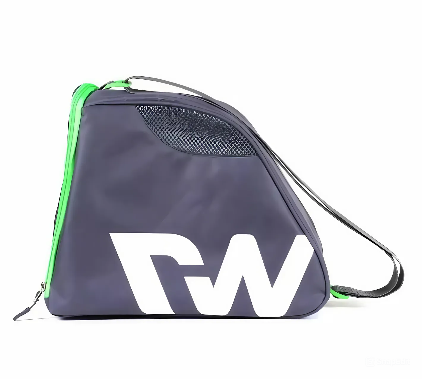 Cумка для лыжных ботинок RusWin серо-зеленая, CLB20-01_сер_зел