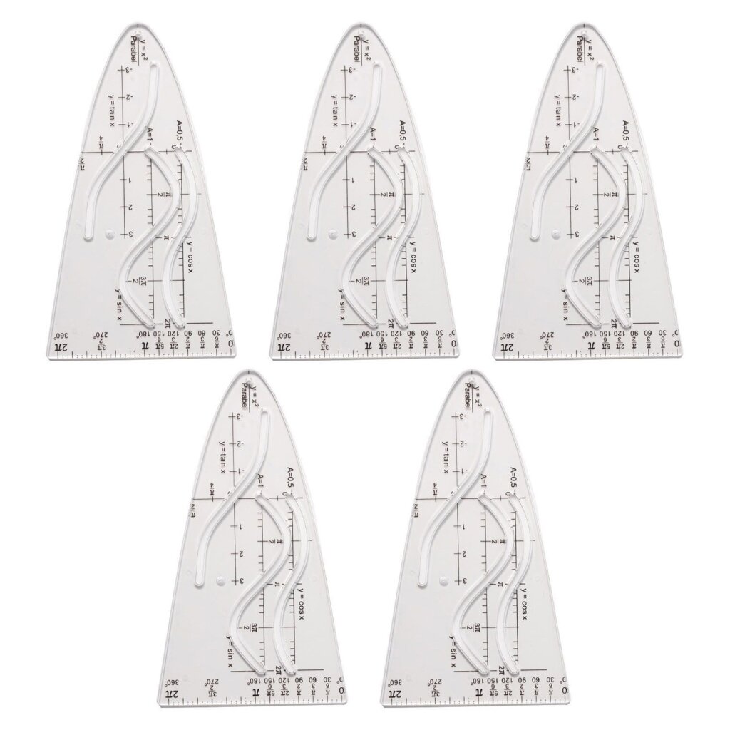 Параболический трафаретный математический шаблон Парабола Правитель для студентов, офис, живопись