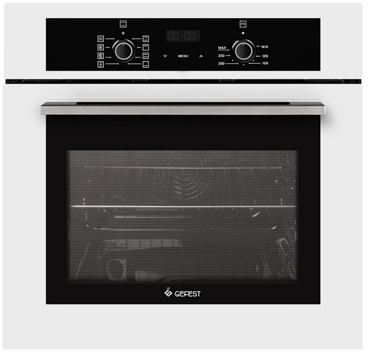 Электрический духовой шкаф Gefest ЭДВ ДА 622-03 РБ1 59 см, 55 л гриль конвекция, белый