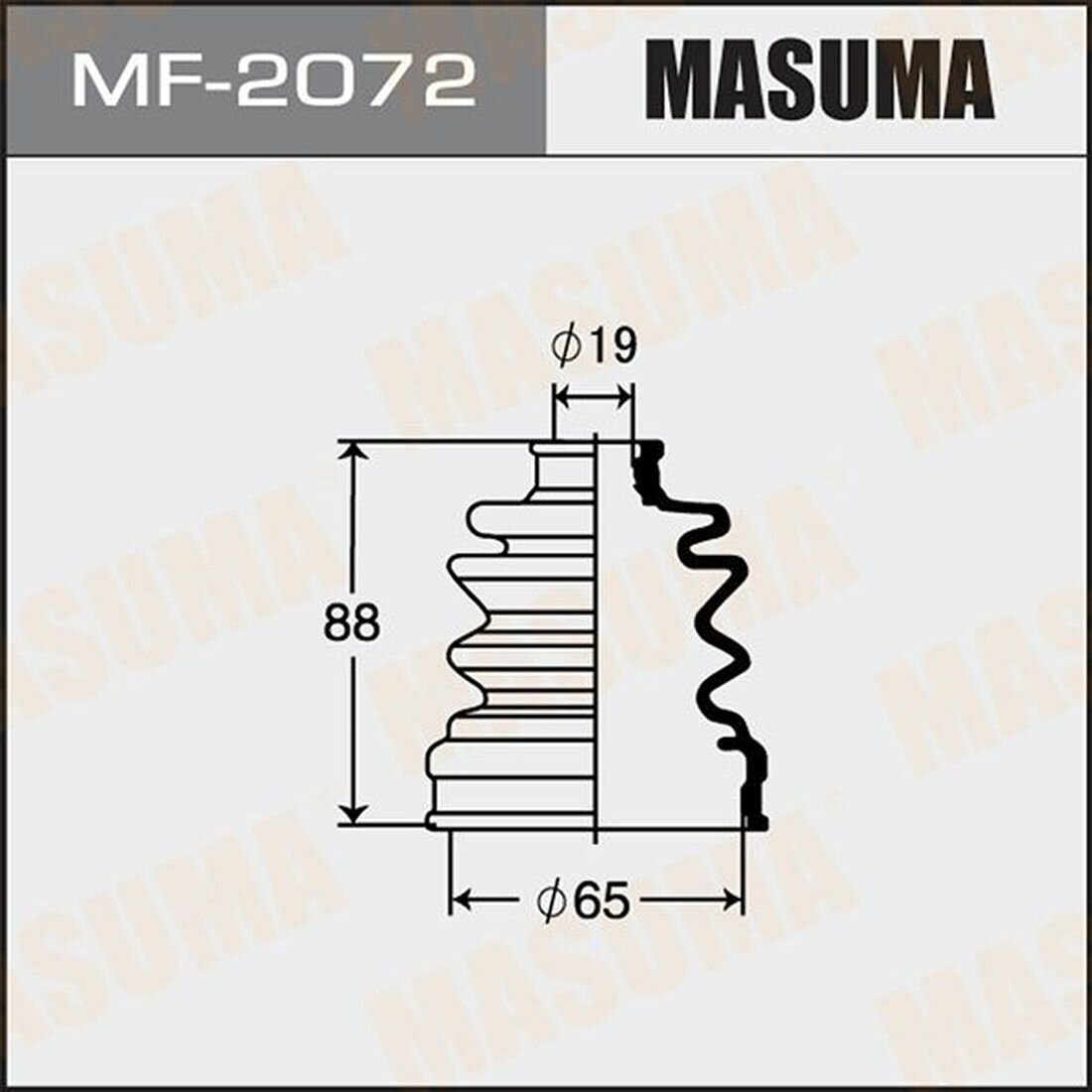 Пыльник шруса Toyota ALLEX Masuma MF-2072