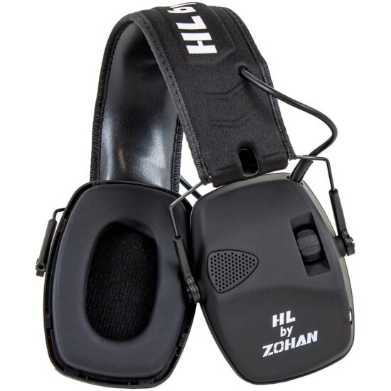 Наушники активные HL BY Zohan EM026, NRR 22dB, Black
