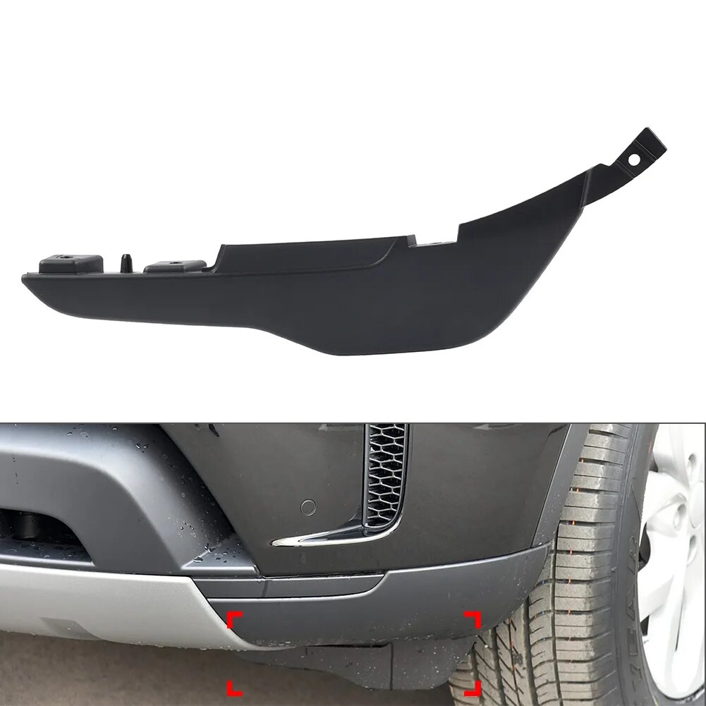 1 шт. передний бампер автомобиля, нижний воздушный дефлектор для Land Rover Discovery 5 2017 2018 2019 2020 Left