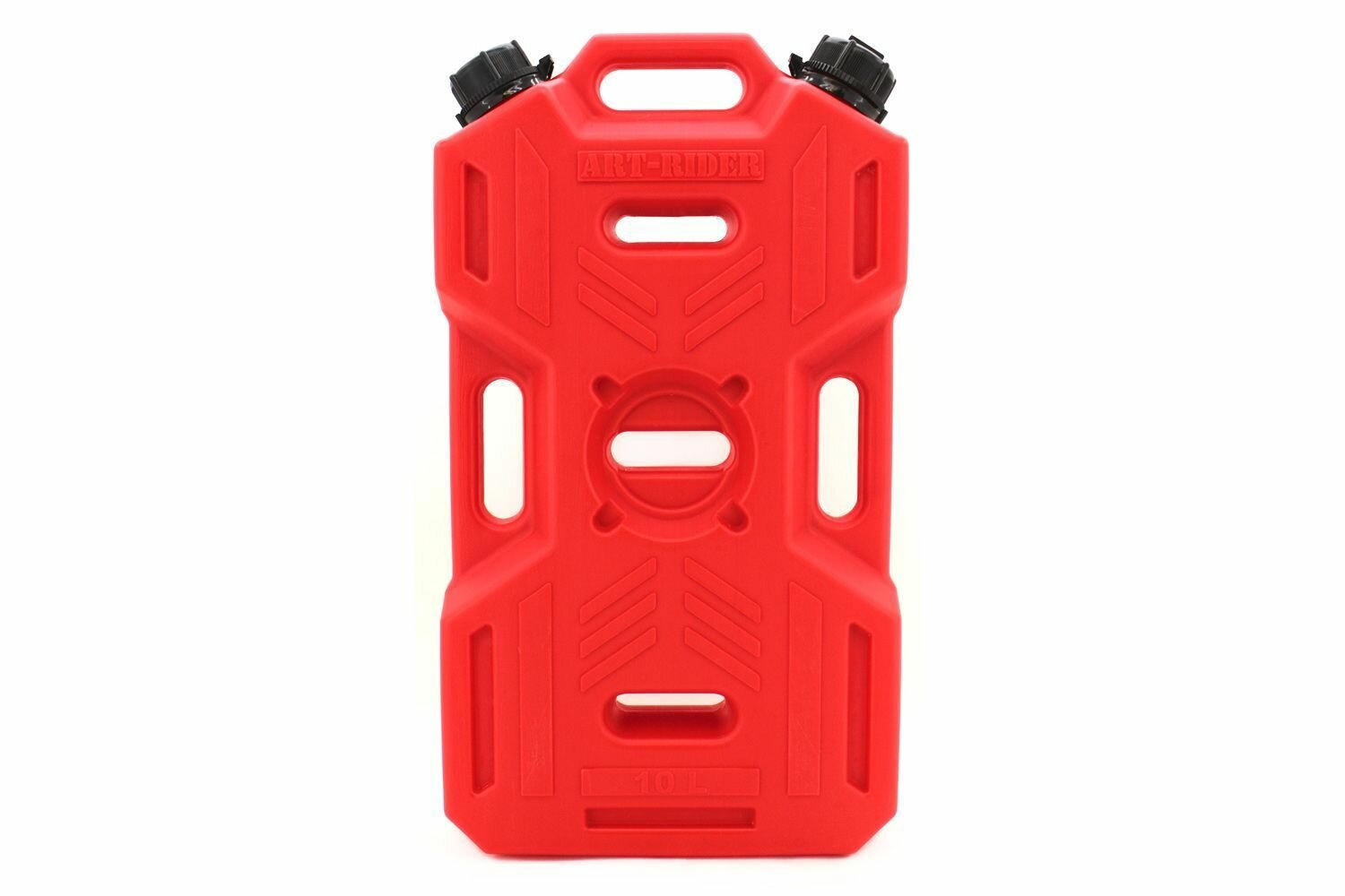 Канистра экспедиционная PRO 10 литров две горловины и заправочный носик (красная)