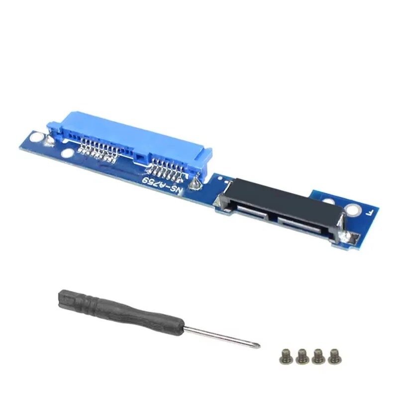 Адаптер OULLX Micro SATA 7+6 на SATA 7+15 для Lenovo Синий