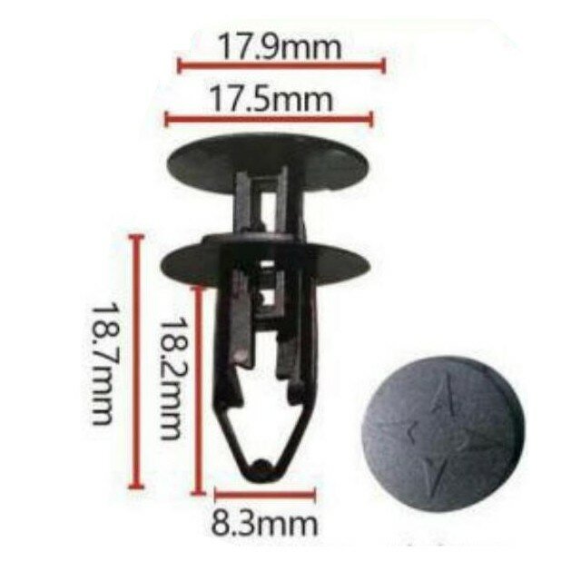 Клипса крепежная для а/м для Лада Веста, Ларгус, Х Рей, Гранта FL 05400-0001R ТМ Nord YADA