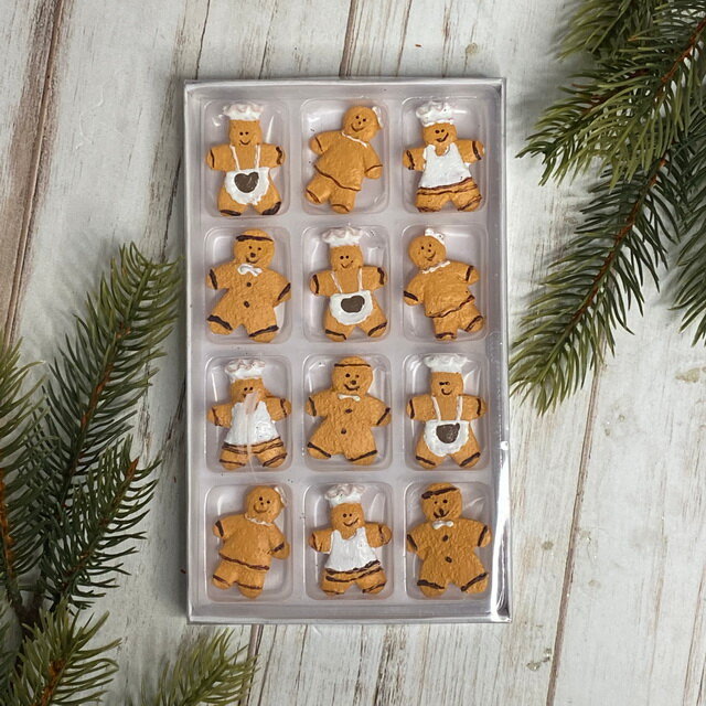 Пряничные человечки на липучке Bon Appetit! 4 см, 12 шт, Breitner, 59-0620