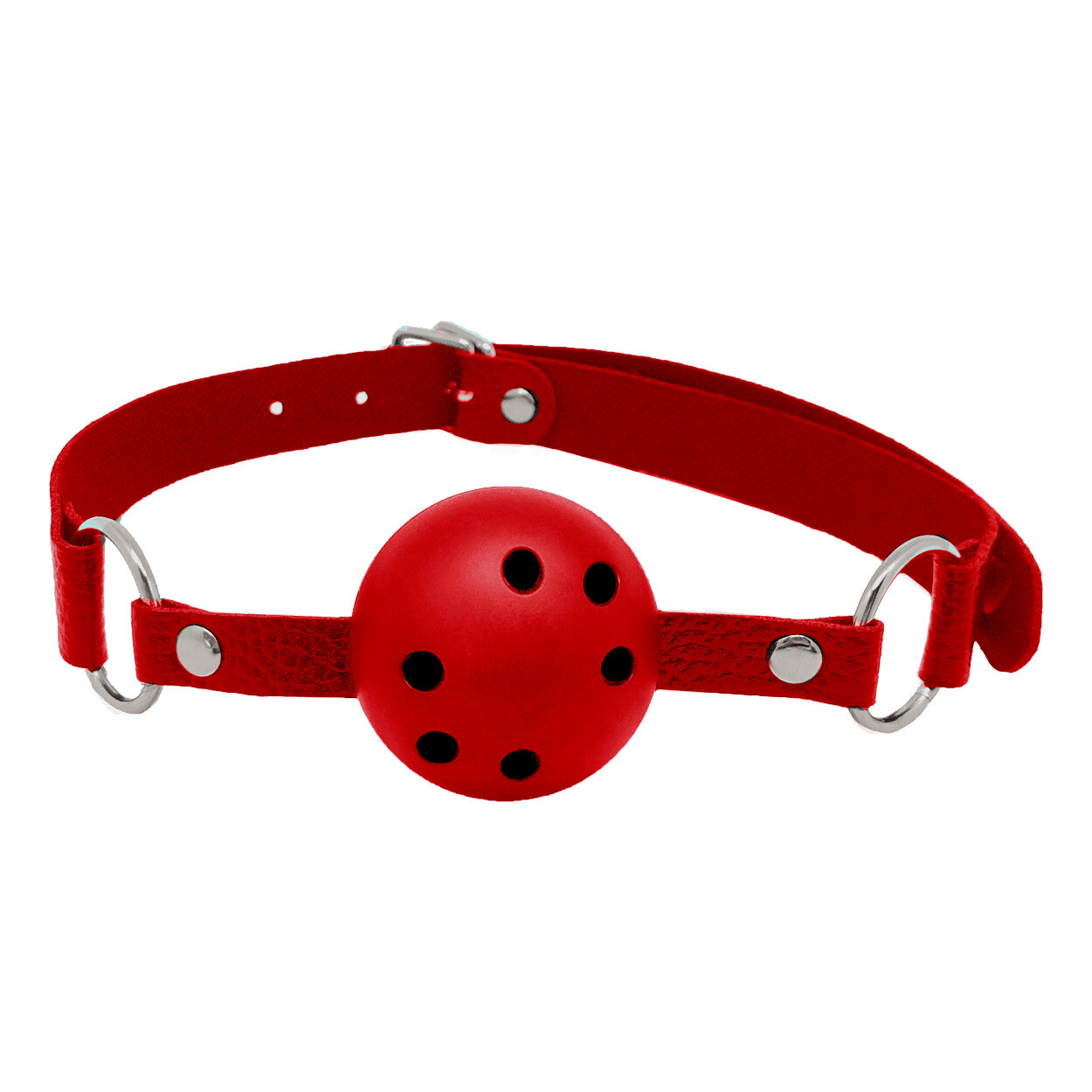 Кляп для рта Alive Discretion, красный (Ø 4.5 см) Adrien Lastic