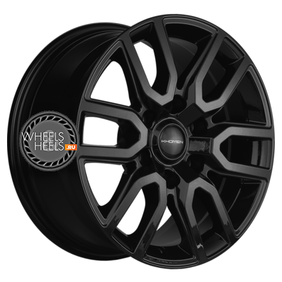 Диск автомобильный литой Khomen Wheels KHW1723 (Mazda BT50) 17x8 6x139.7 et45 dia93.1 Black
