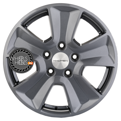 Khomen Wheels KHW1601 (Renault/Nissan) 16x6.5 5x114.3 et50 dia66.1 Gray
