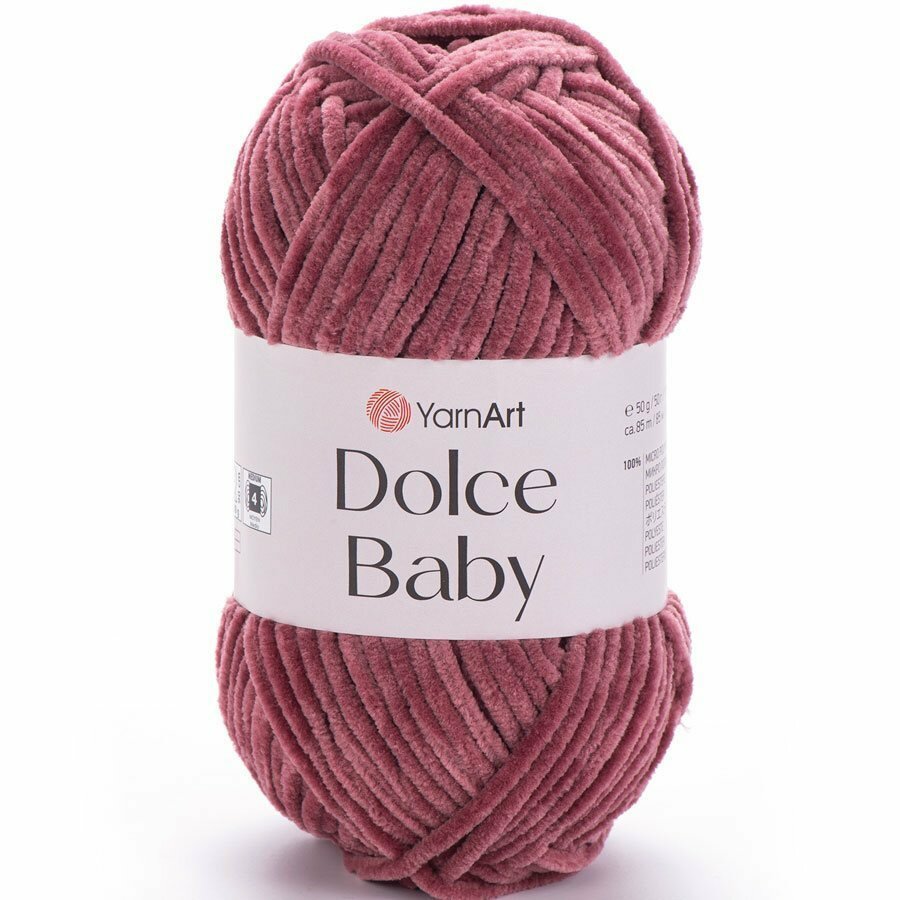Пряжа Yarnart DOLCE BABY 751 пыльная роза (5 мотков)