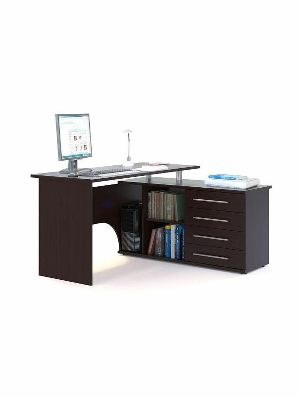 Компьютерный стол КСТ-109П 140х127х75 см