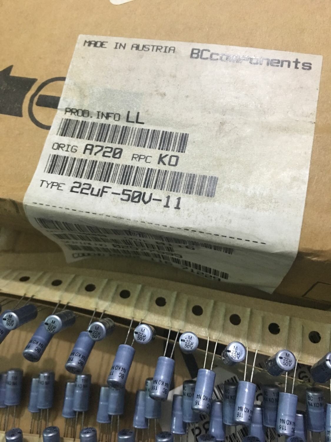 VISHAY 50v22UF 116 серия 22uf 50v алюминиевый корпус аудио конденсаторы BC 5*11 1шт цена