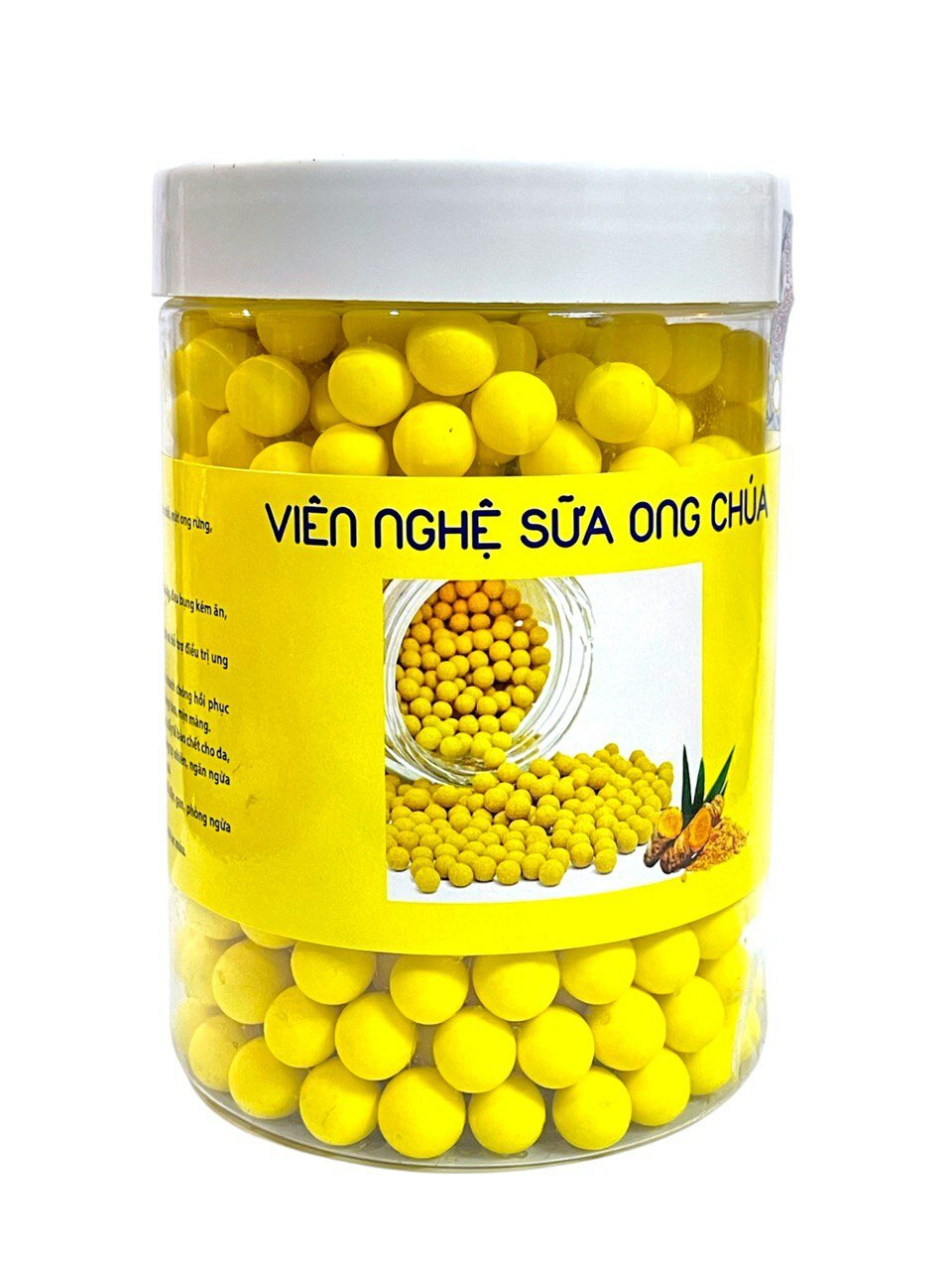 Шарик из куркумы с маточным молочком пчел Vien Nghe Sua Ong Chua, из Вьетнама (500 гр.)