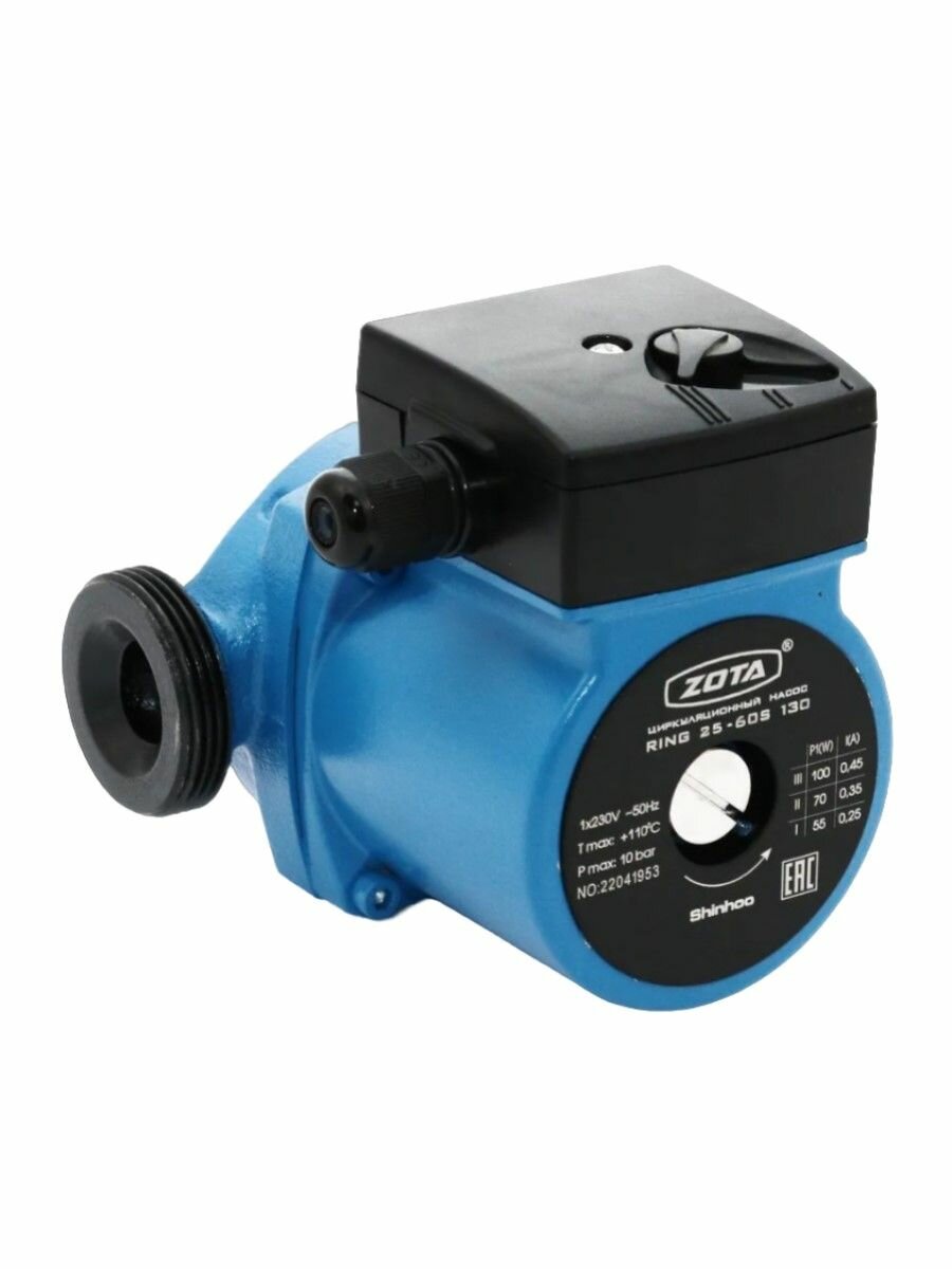 Насос циркуляционный ZOTA RING 25/60 S 130 без гаек (ZR3630062301)