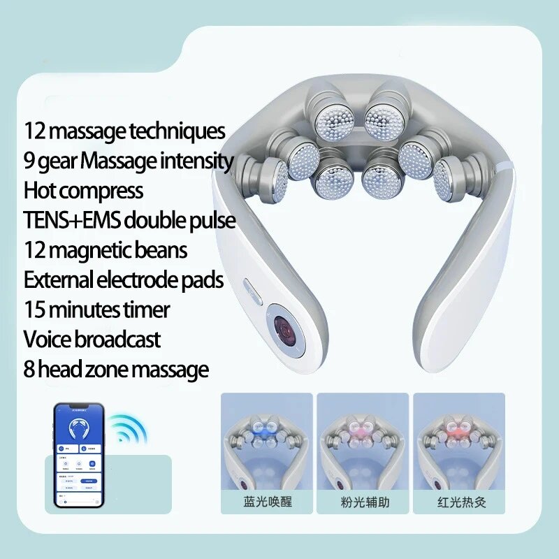 Массажер для шеи MERALL Type B White