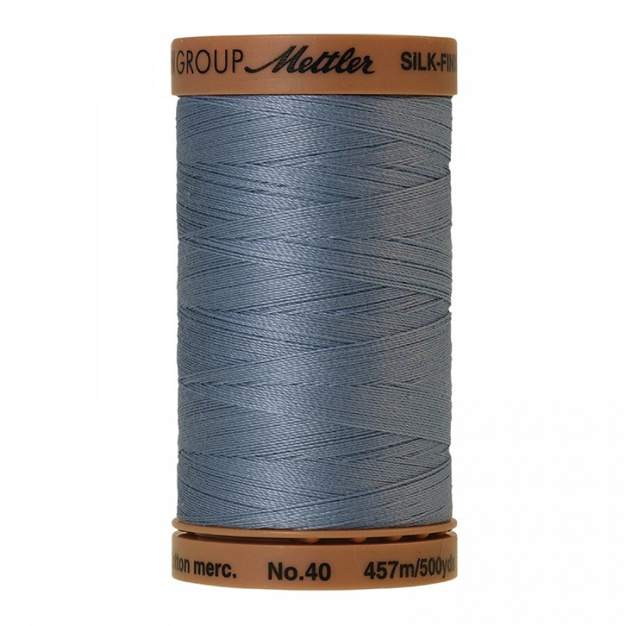 Нить для машинного квилтинга SILK-FINISH COTTON 40, 457 м 0350 Summer Sky