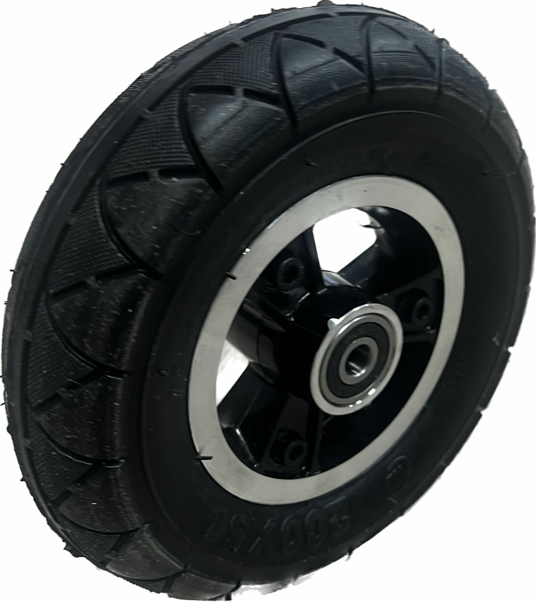 Литое колесо (без проколов) электросамоката Kugoo M2 переднее 200х50