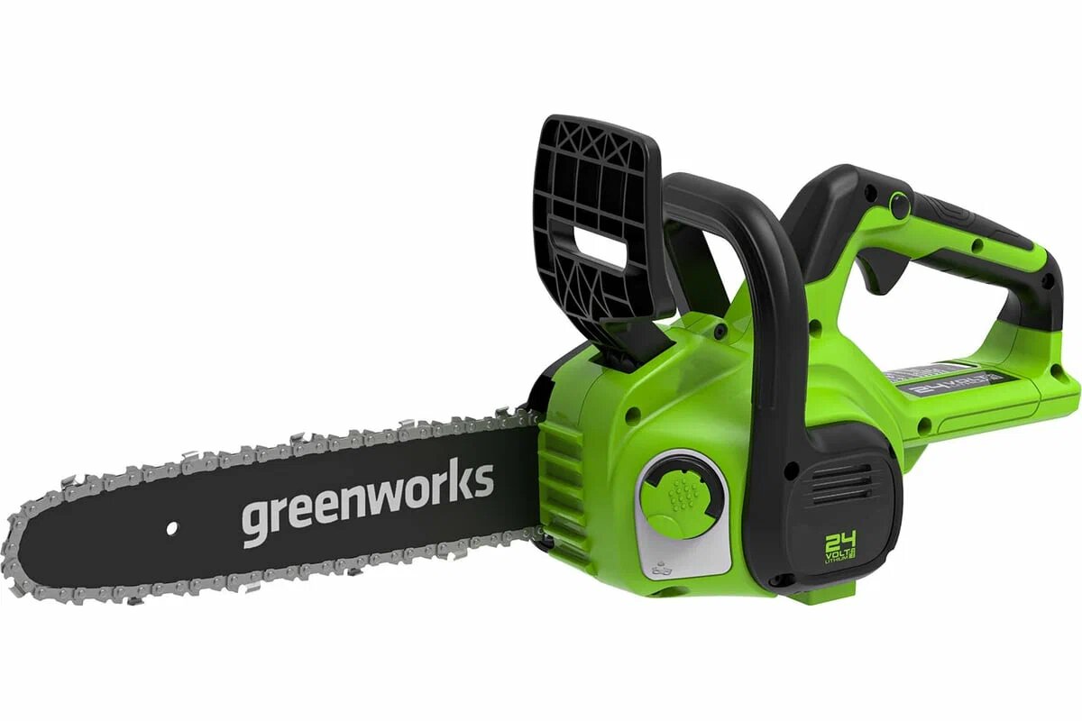 Цепная аккумуляторная пила GreenWorks G24CS25, 24V, 2007707 (без АКБ и ЗУ)