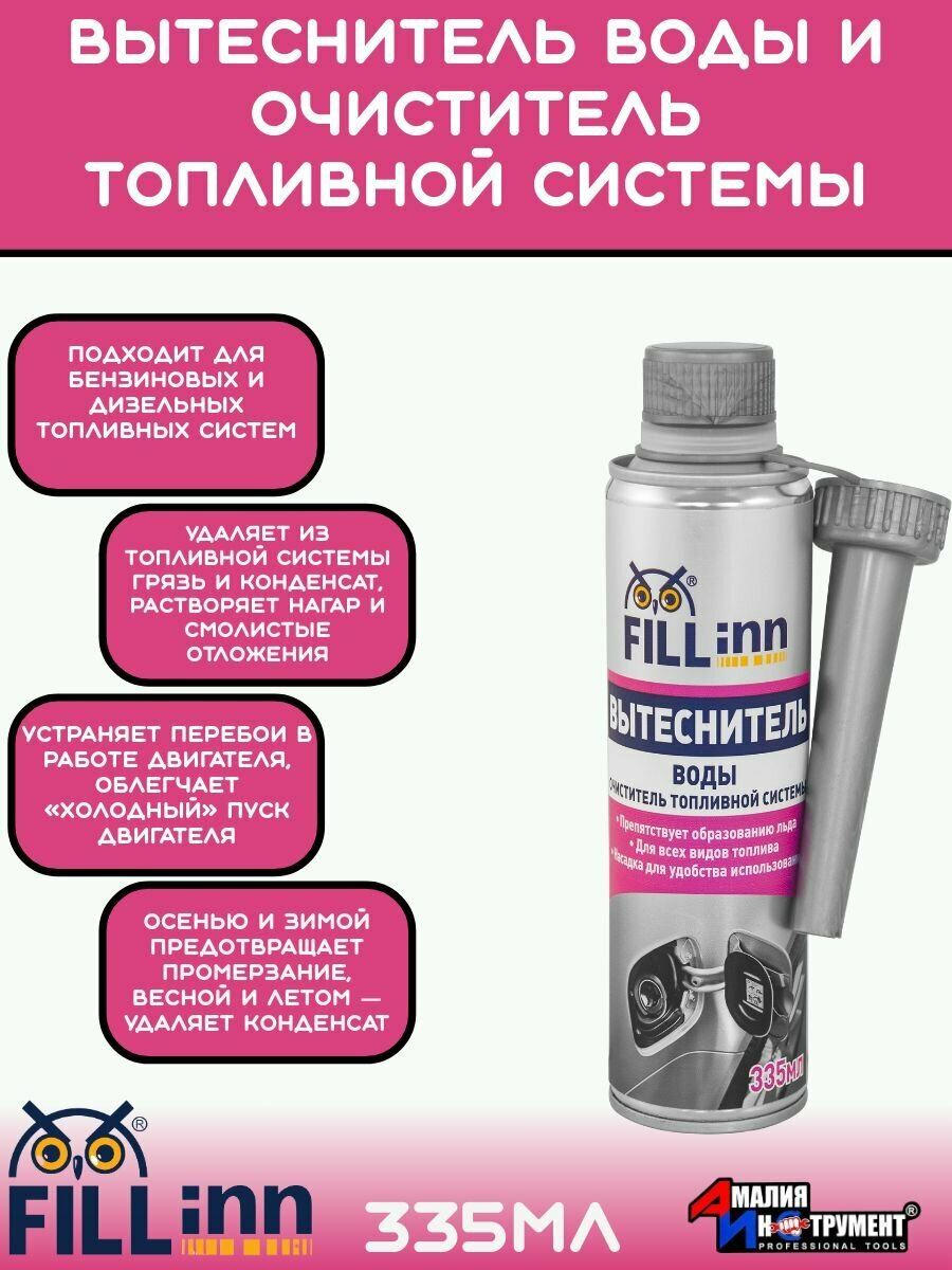 Вытеснитель влаги и очиститель топливной системы